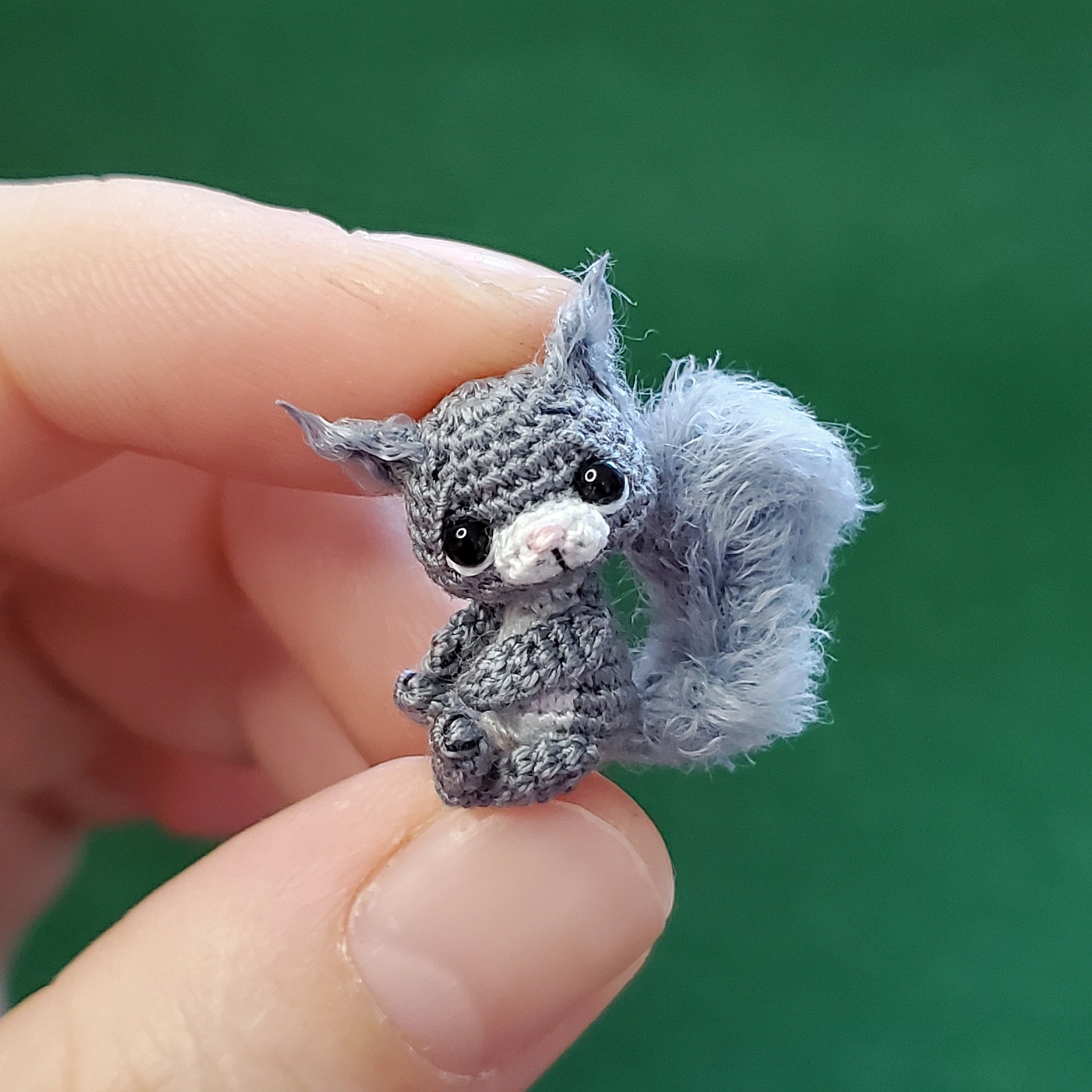 Custom Micro Squirrel Dollhouse Miniature Tiny Squirrel. Doll - Etsy