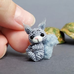 Custom Micro Squirrel Dollhouse Miniature Tiny Squirrel. Doll Pet ...