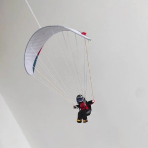 Paraglider PG, Felt Miniature, Small Model, Mini Paraglider, Gift for ...
