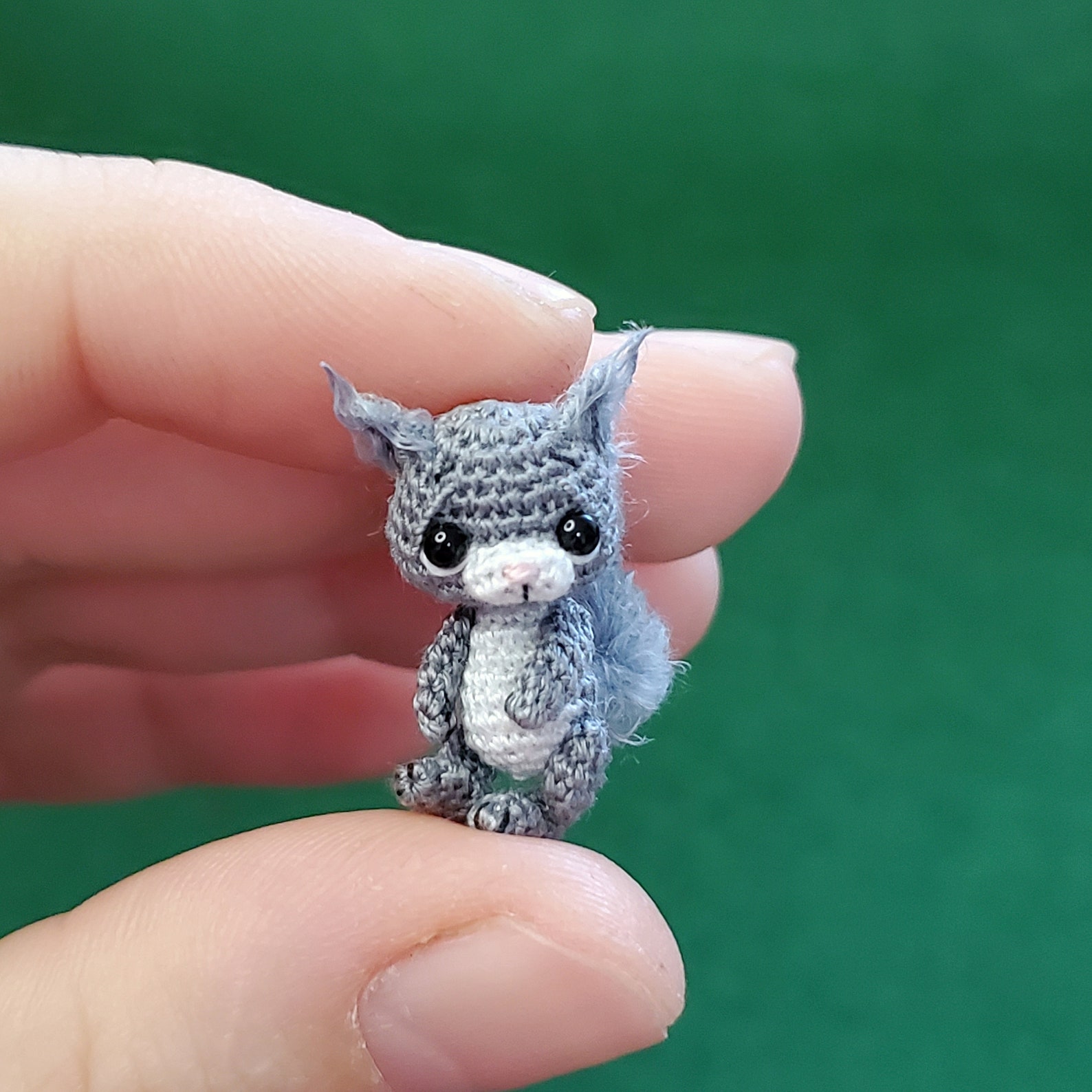 Custom Micro Squirrel Dollhouse Miniature Tiny Squirrel. Doll - Etsy