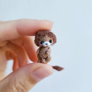 Custom Micro Lion Dollhouse Miniature Tiny Lion. Doll Pet Lion. Mini ...