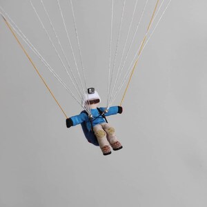 Paraglider PG, Felt Miniature, Small Model, Mini Paraglider, Gift for ...
