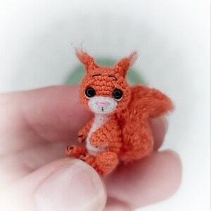 Custom Micro Squirrel Dollhouse Miniature Tiny Squirrel. Doll - Etsy
