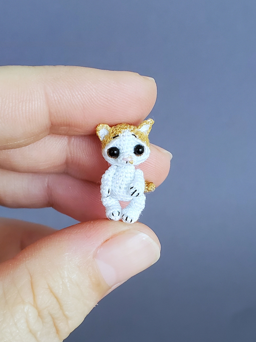 Custom Micro Kitten Dollhouse Miniature Tiny Cat. Doll Pet Kitten. Mini ...