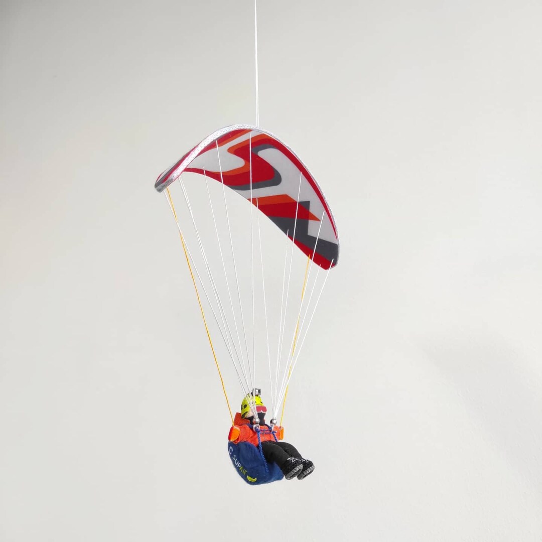 Paraglider PG Felt Miniature Small Model Mini Paraglider - Etsy