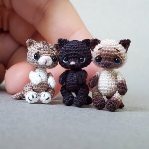 Custom Micro Kitten Dollhouse Miniature Tiny Cat. Doll Pet Kitten. Mini ...