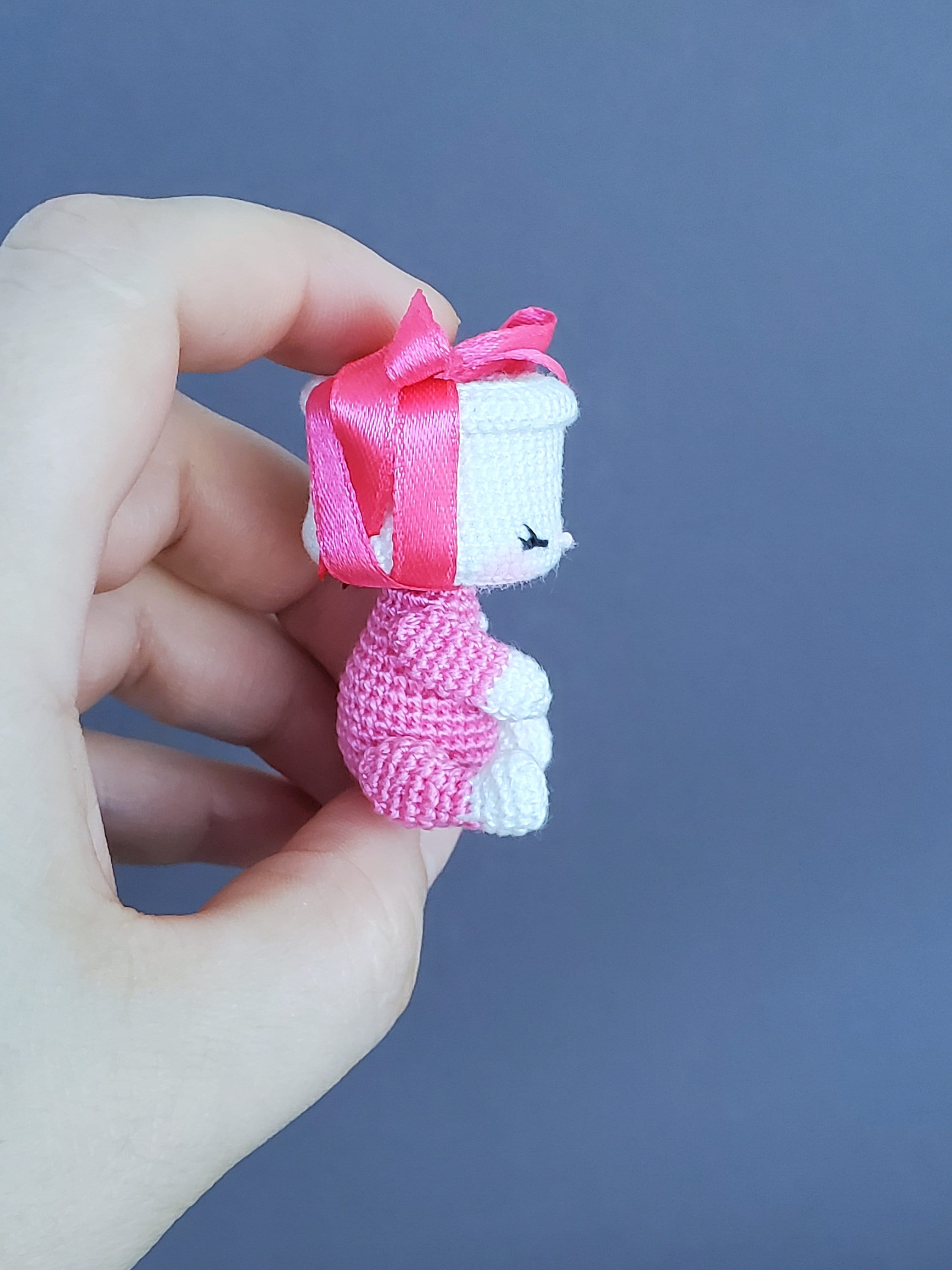 Mini Crocheted Unusual Gift-box Miniature, Custom Box for Jewelry - Etsy