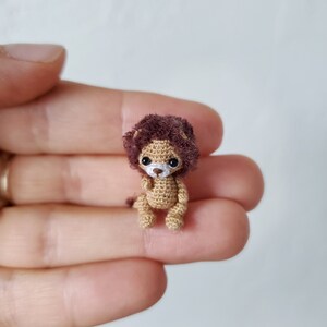 Custom Micro Lion Dollhouse Miniature Tiny Lion. Doll Pet Lion. Mini ...