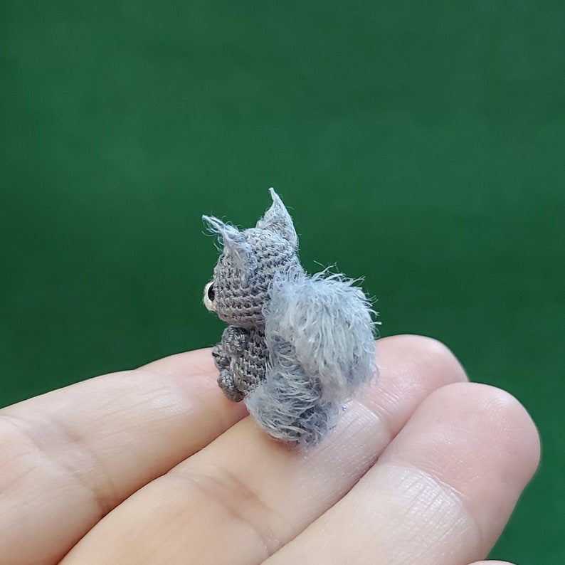 Custom Micro Squirrel Dollhouse Miniature Tiny Squirrel. Doll - Etsy