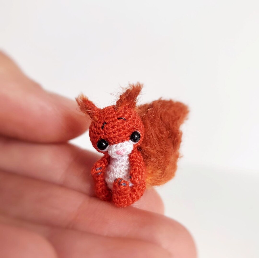 Custom Micro Squirrel Dollhouse Miniature Tiny Squirrel. Doll Pet ...