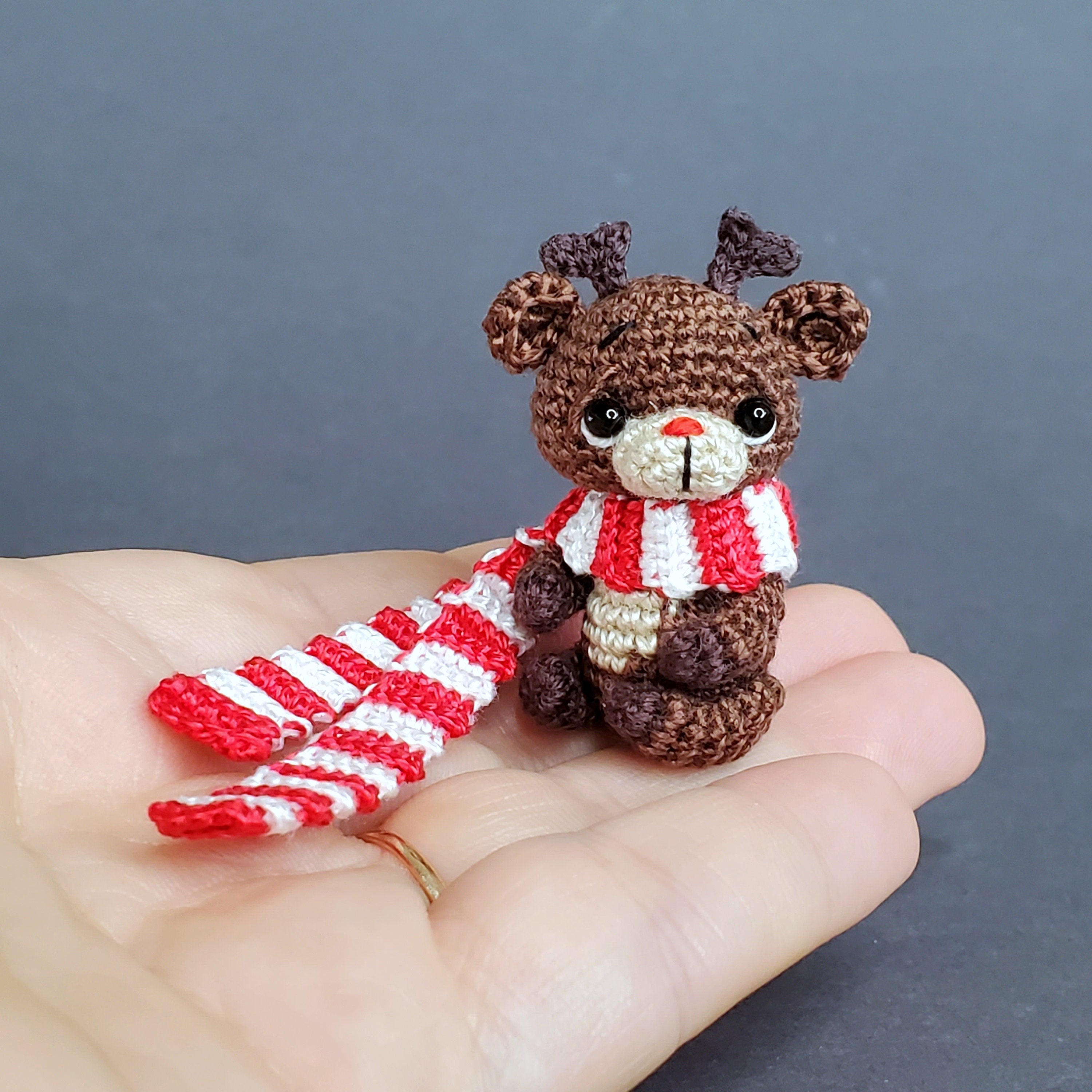 Custom Micro Deer Dollhouse Miniature Christmas Reindeer. Doll - Etsy
