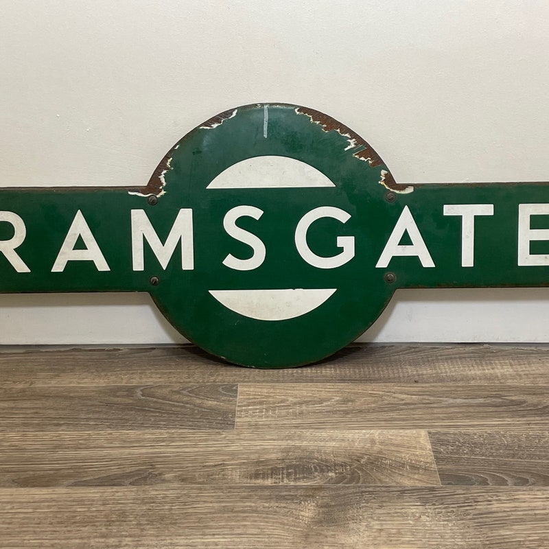 Vintage Enamel Sign - Etsy