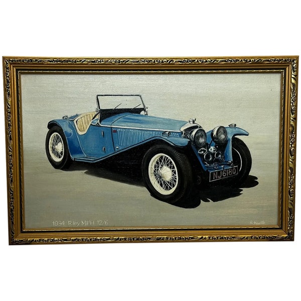 Classic Car Oil Painting - Etsy