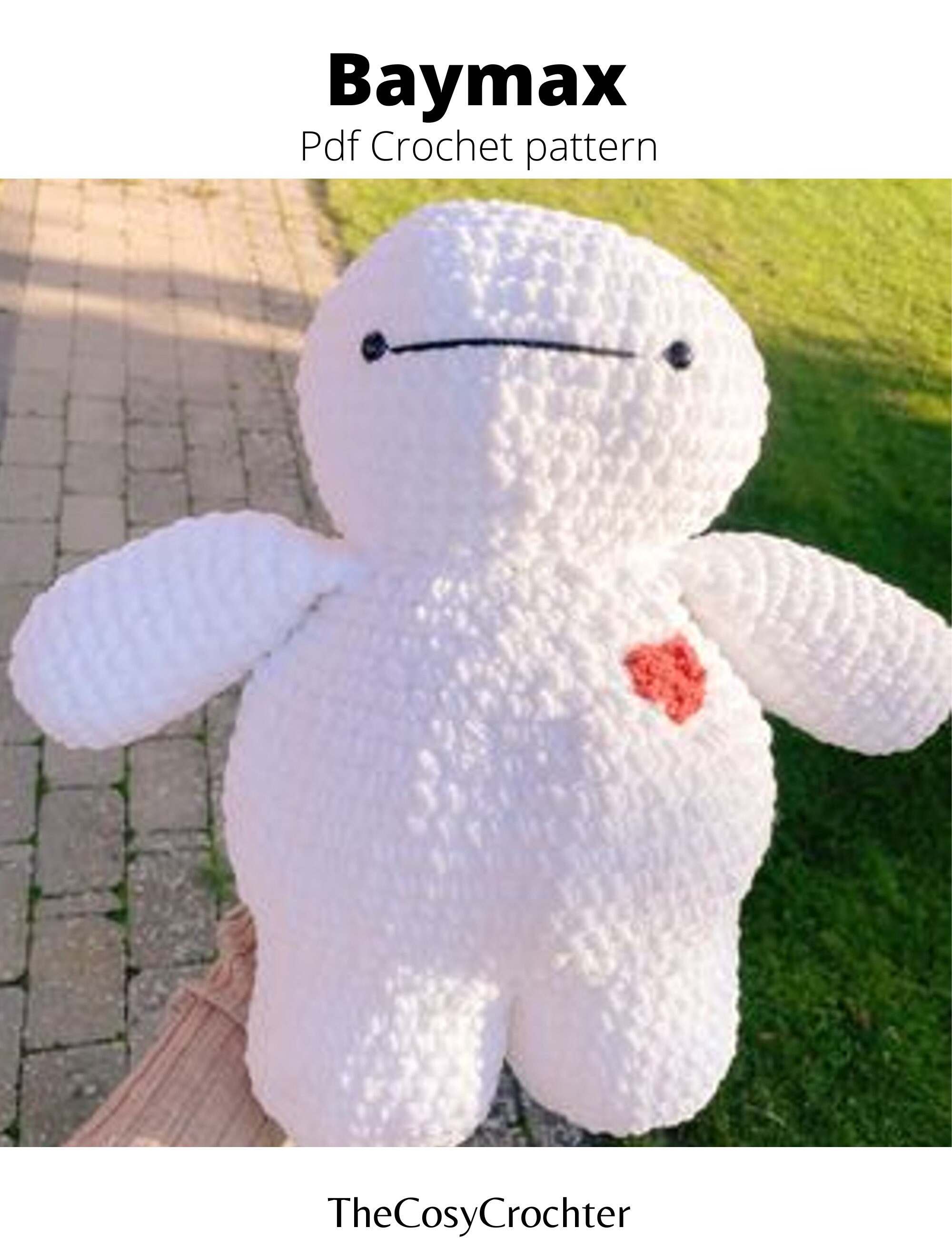 Baymax Inspired Plushie, Crochet Pattern - Etsy