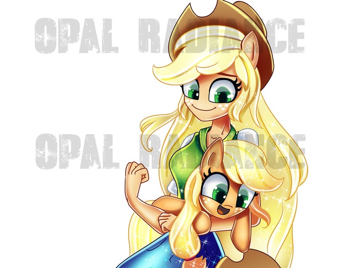 My Little Pony - {digital Download} Pony up Applejack {empty Background ...