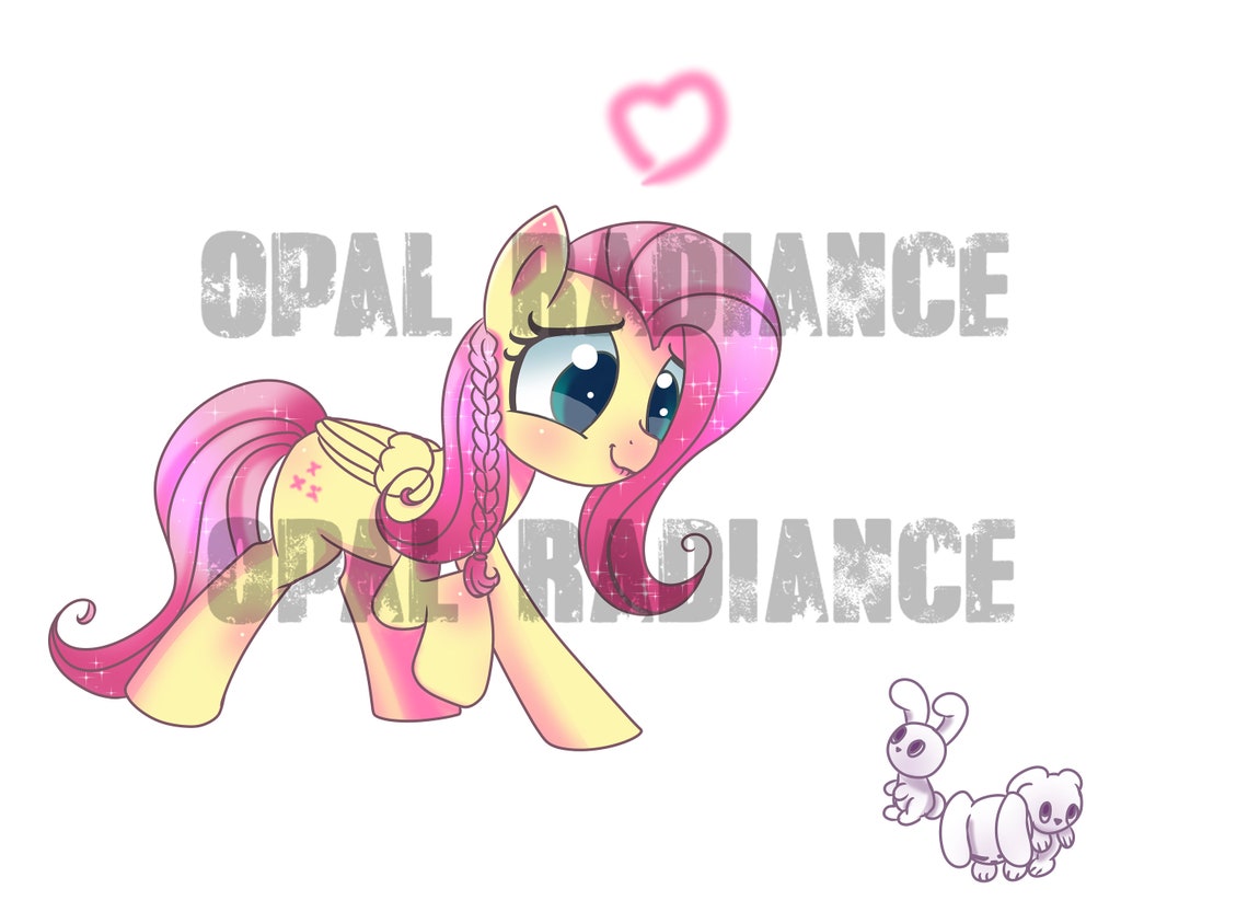 My Little Pony digital Download Fluttershy With Bunnies - Etsy