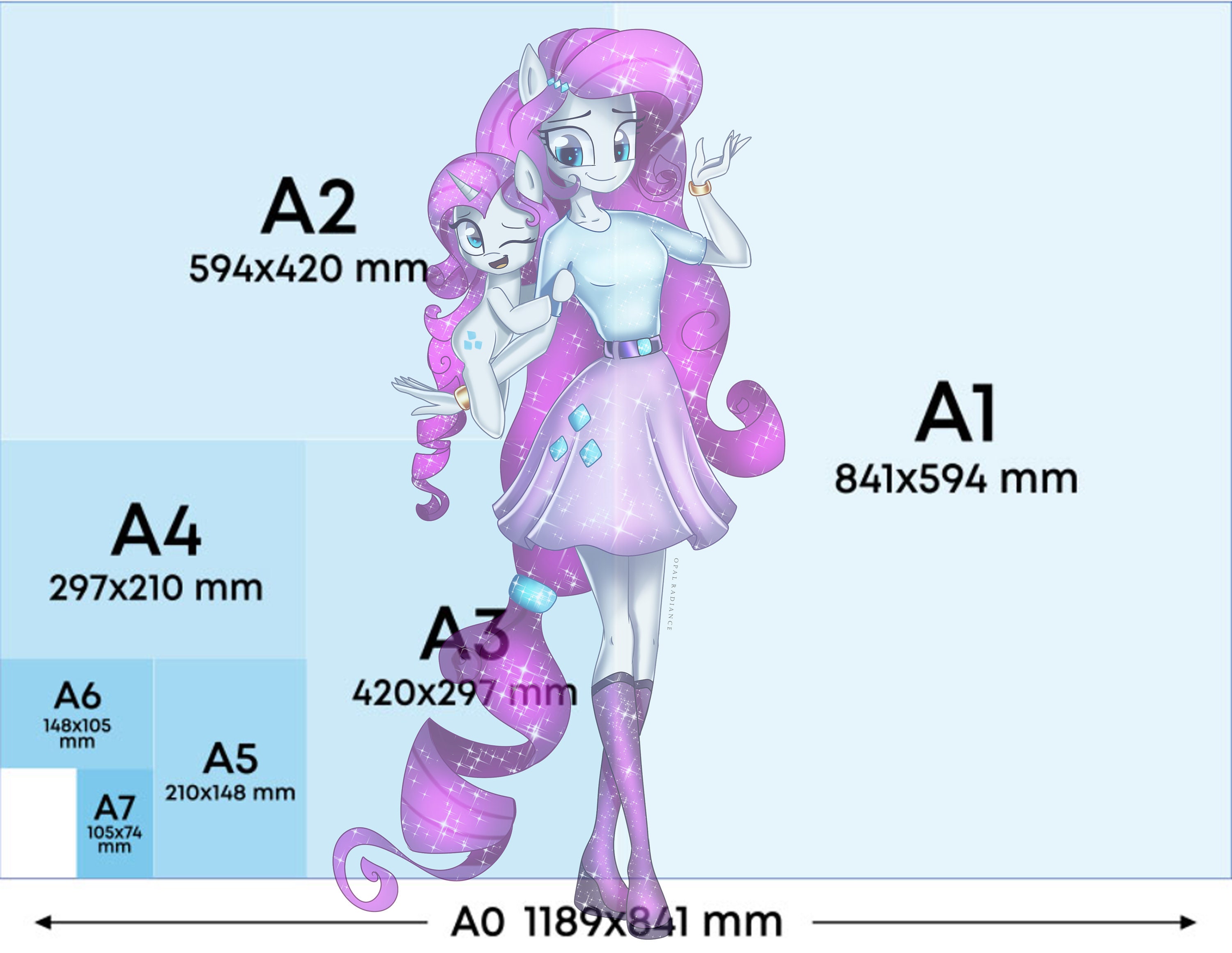 My Little Pony digital Download Main Six Pony up empty Background - Etsy