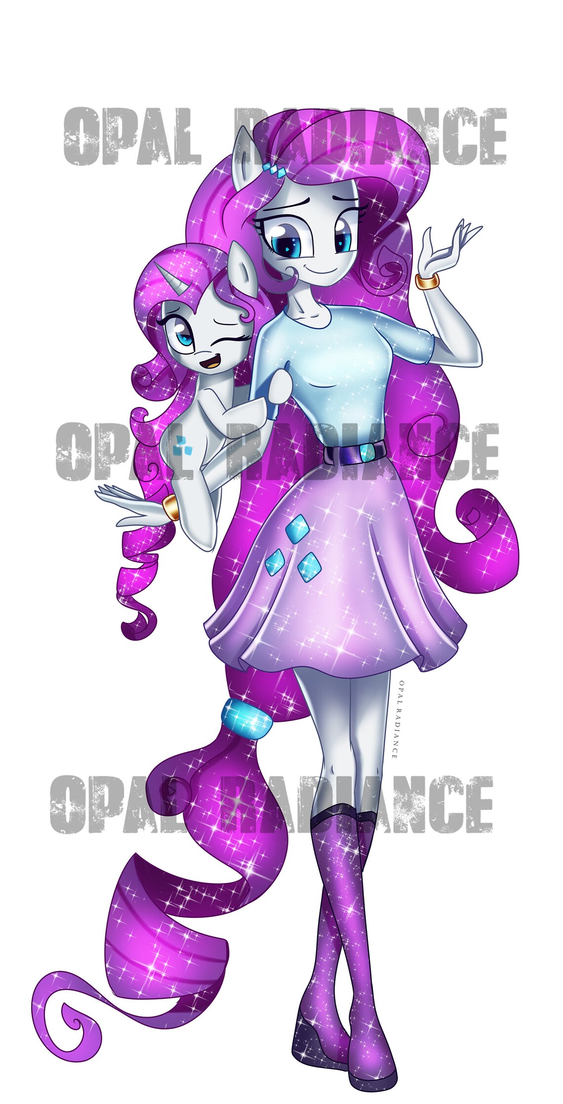 My Little Pony - {digital Download} Main Six Pony up {empty Background ...