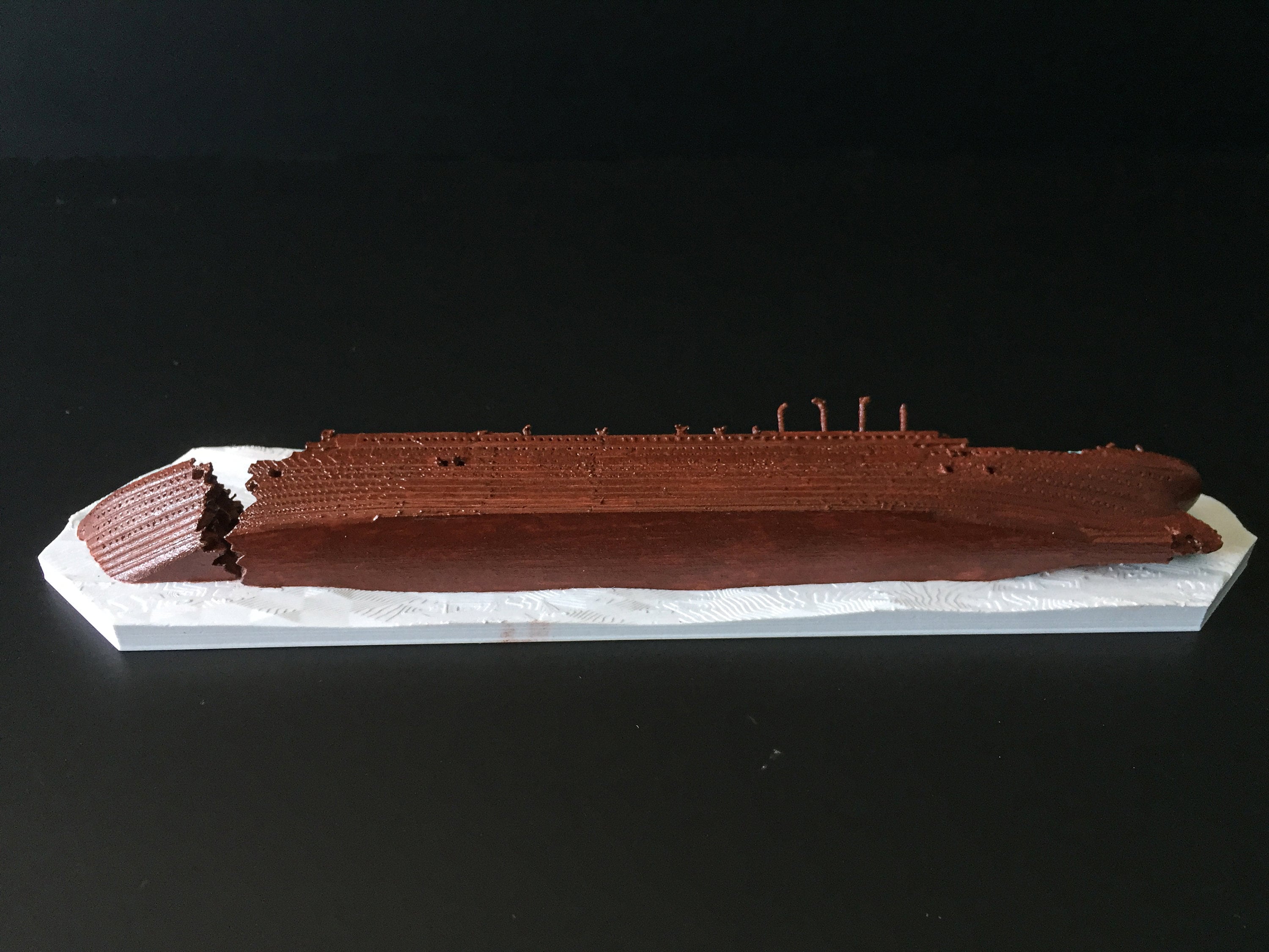 HMHS Britannic Wreck Model, Underwater Model, Britannic Wreck High ...
