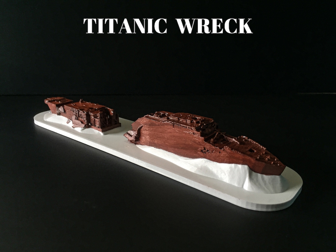 Rms Titanic Wreck Model, Underwater Model High Detailed, 3d Printed ...