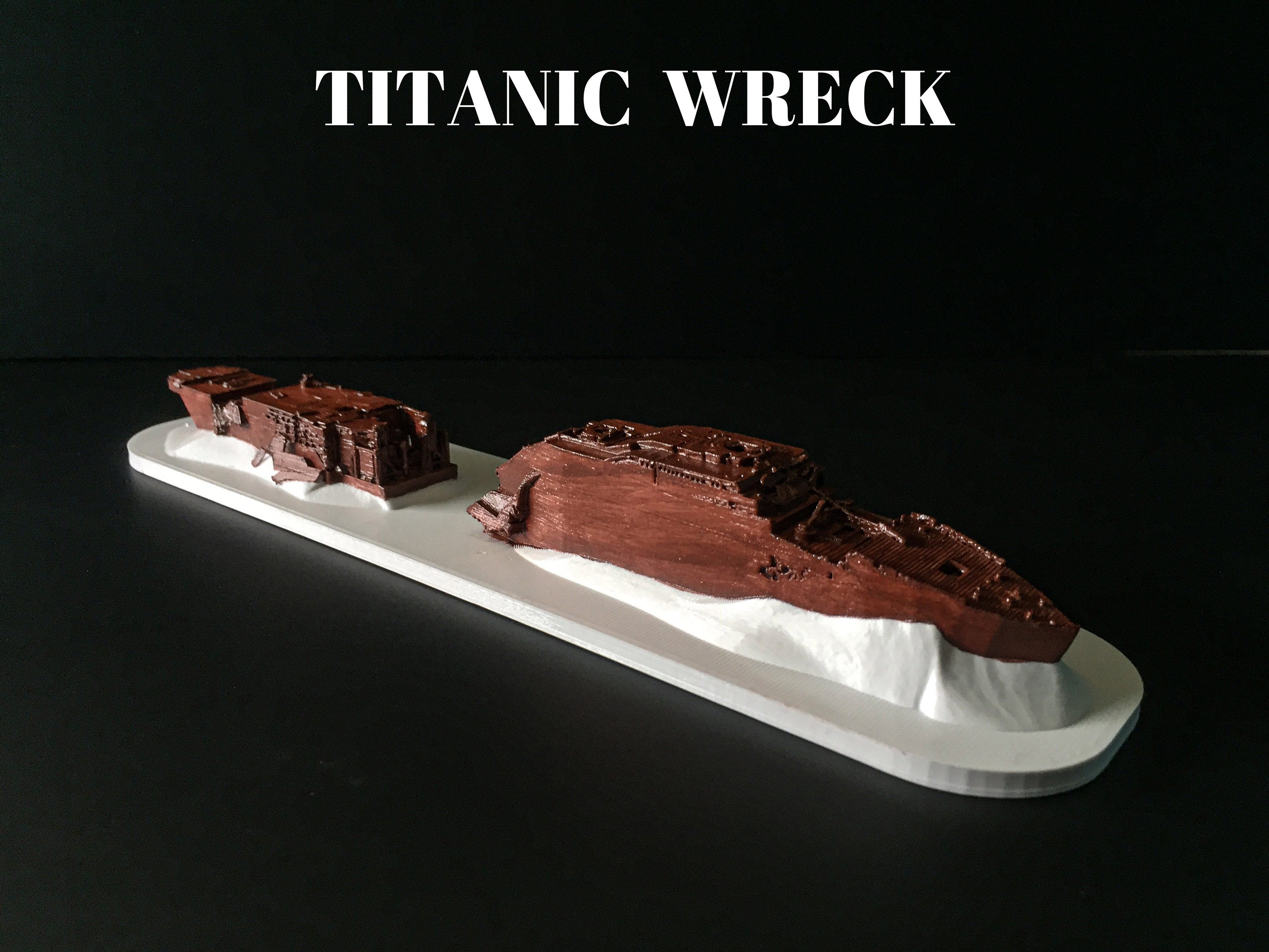 Rms Titanic Wreck Model Underwater Model High Detailed 3d - Etsy Hong Kong