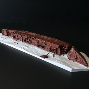 HMHS Britannic Wreck Model, Underwater Model, Britannic Wreck High ...