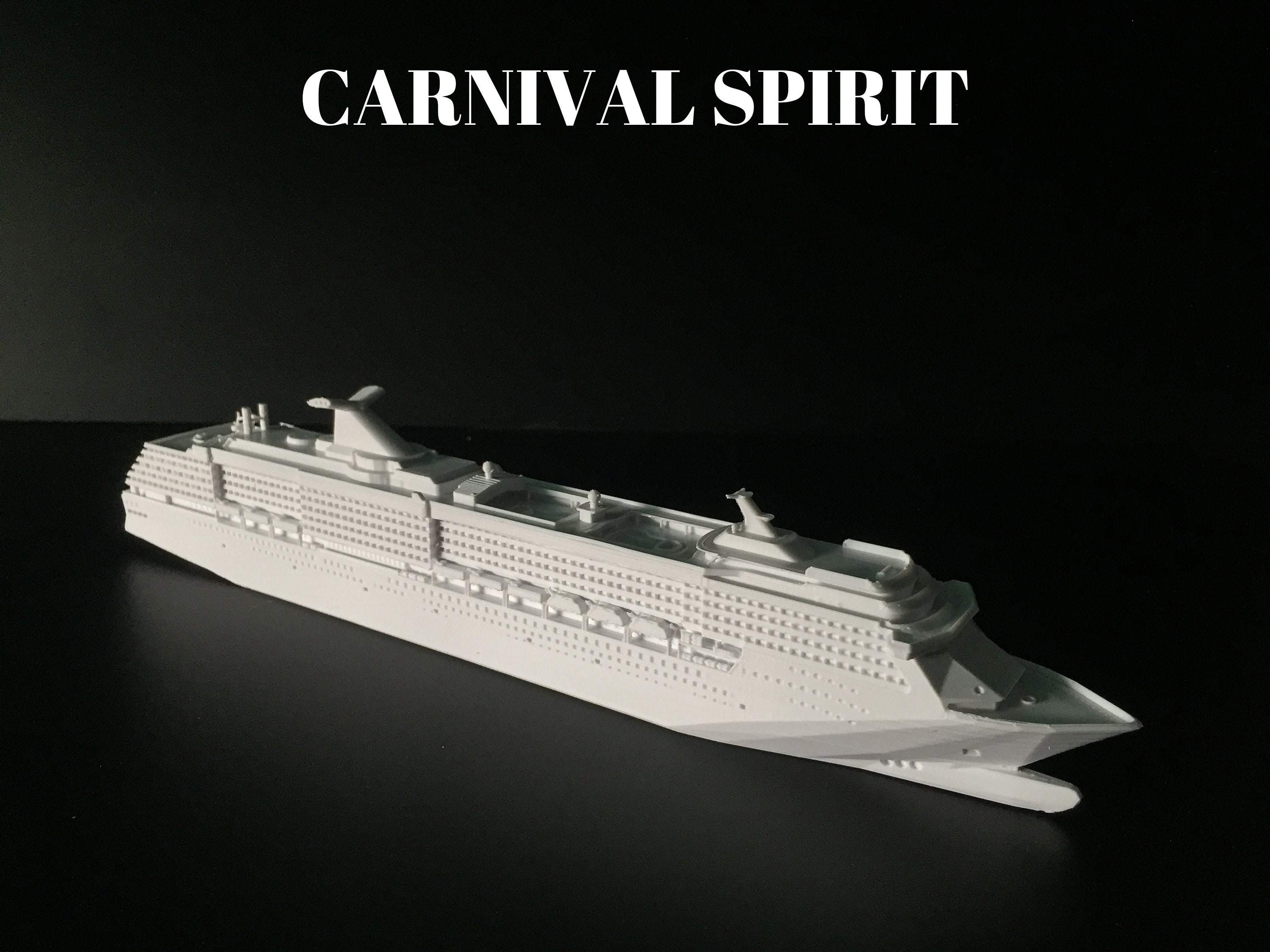 Carnival Spirit Ship Model High Detailed, 3d Printed Replica - Etsy