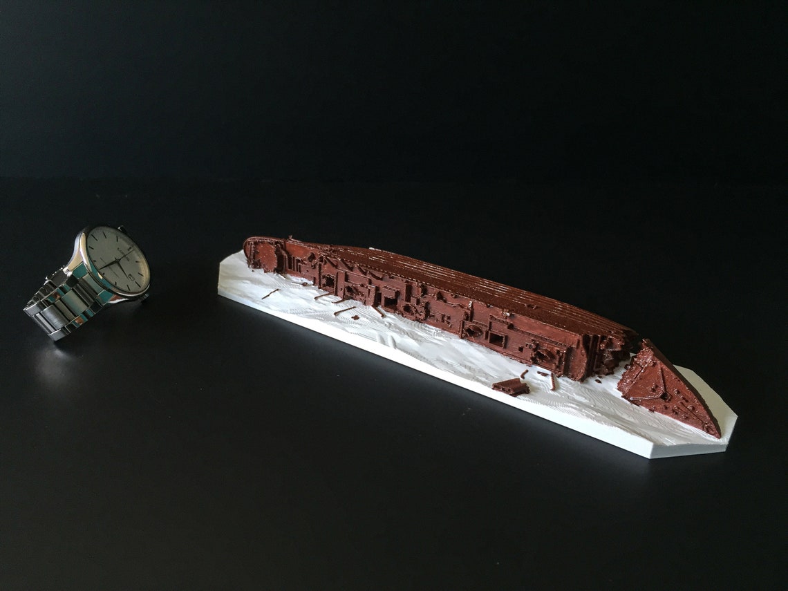HMHS Britannic Wreck Model, Underwater Model, Britannic Wreck High ...
