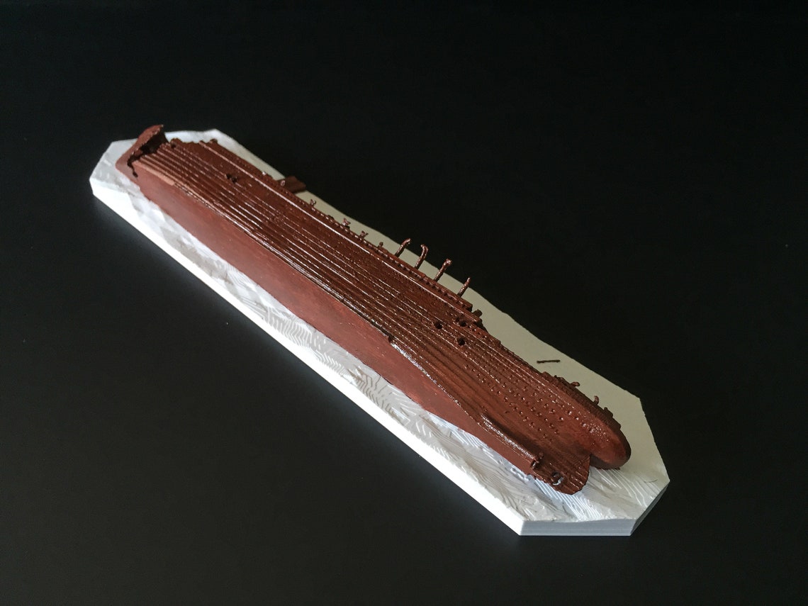 HMHS Britannic Wreck Model, Underwater Model, Britannic Wreck High ...