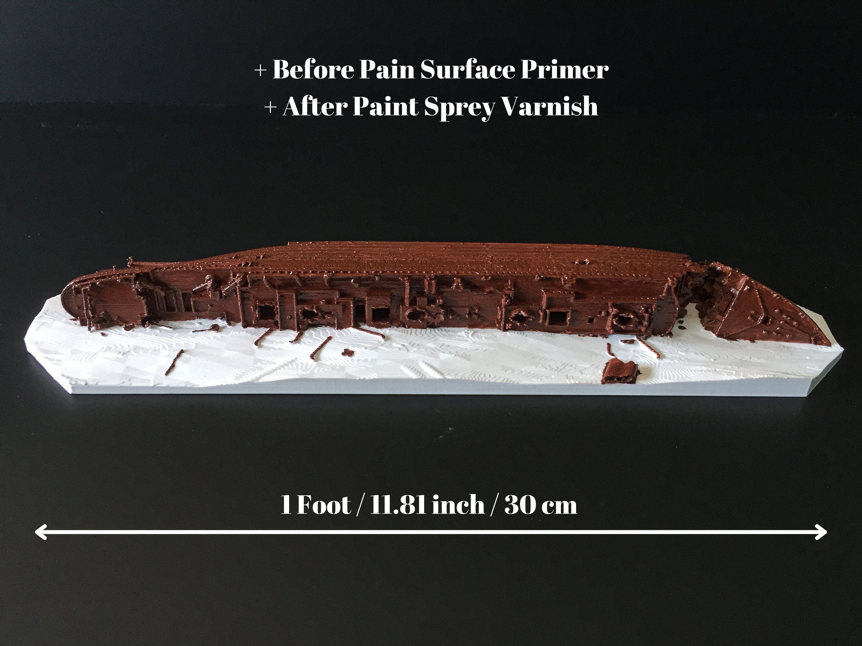 HMHS Britannic Wreck Model, Underwater Model, Britannic Wreck High ...