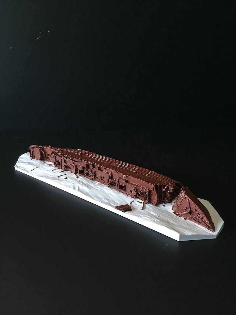 HMHS Britannic Wreck Model, Underwater Model, Britannic Wreck High ...