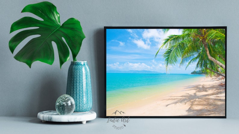 Art & Collectibles wall décor A4 Scenery beach photography printable ...