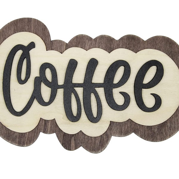 Wooden Coffee Sign - Etsy