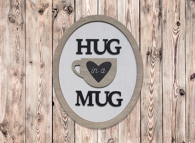 Letrero de café de madera para colgar la pared Decoración de - Etsy México
