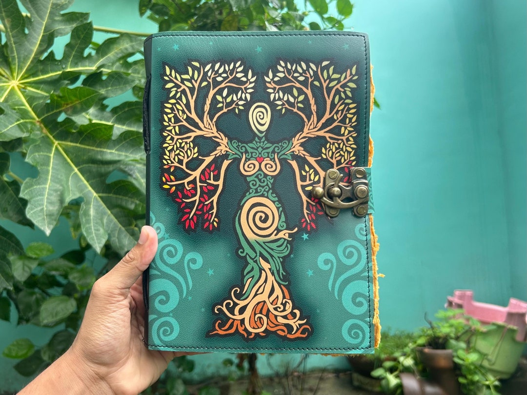 Mother of Earth Leather Journal 7 X 10 Inches, Handmade Journal ...