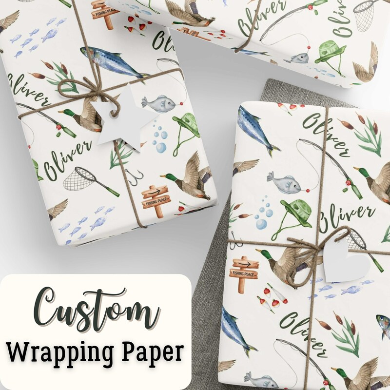 Fish Wrapping Paper - Etsy