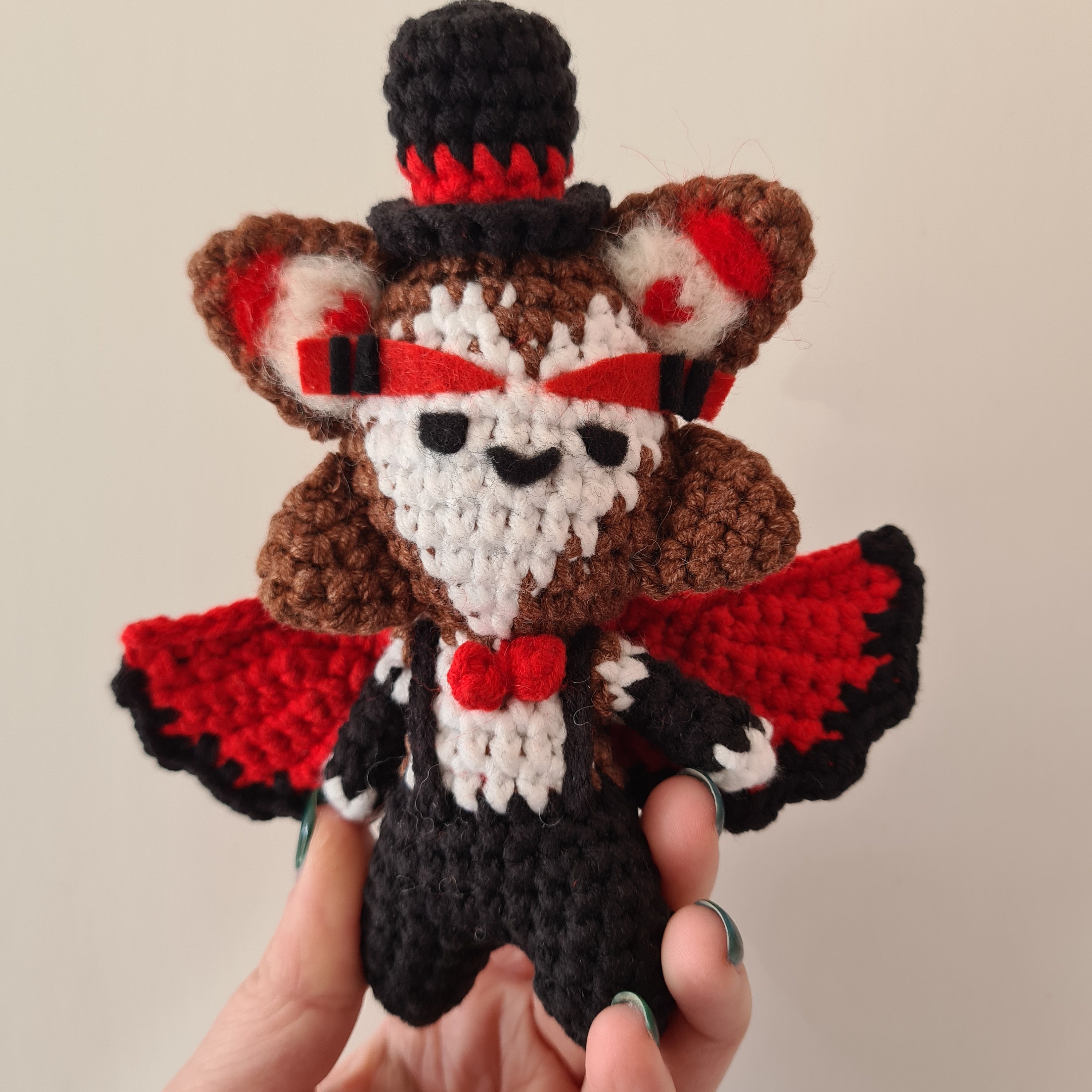 Husk Overlord Husker Hazbin Hotel Chibi Crochet Doll - Etsy