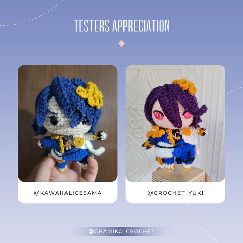 Crochet PDF Pattern: Dr. Ratio HSR Chibi Amigurumi Honkai - Etsy