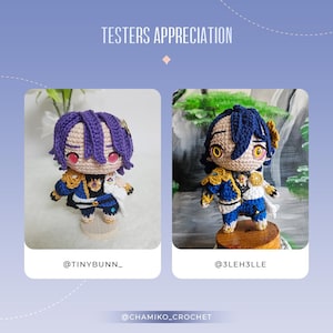 Crochet PDF Pattern: Dr. Ratio HSR Chibi Amigurumi Honkai - Etsy