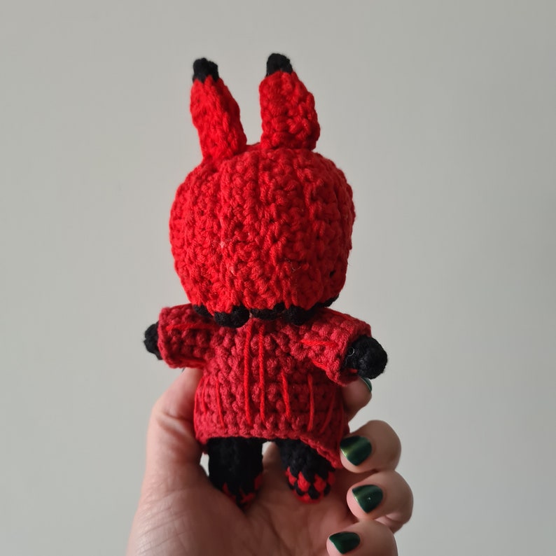 Radio Demon Alastor Hazbin Hotel chibi Häkelpuppe - Etsy.de