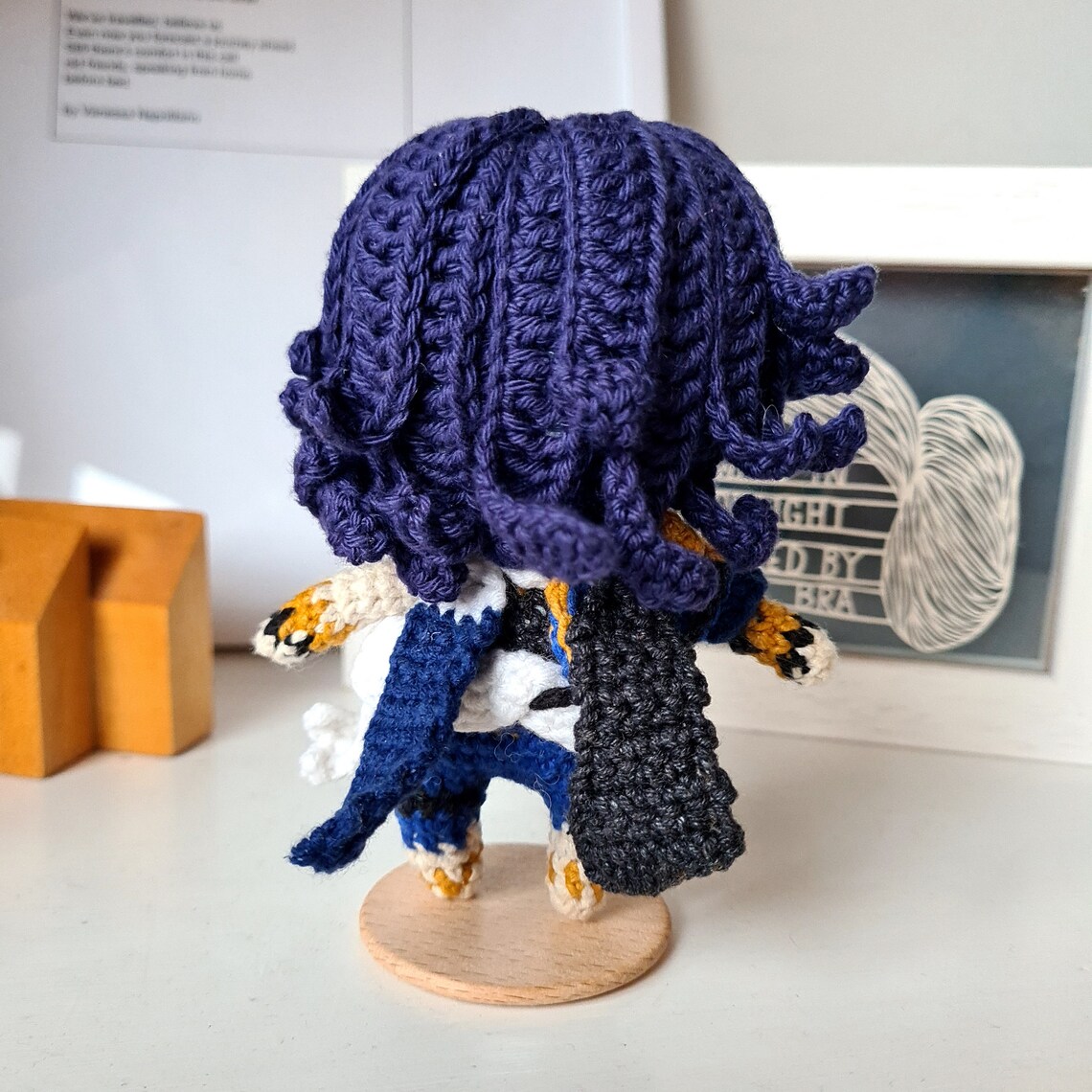 Dr. Ratio Honkai Star Rail HSR Inspired Unique Crochet Doll - Etsy Canada