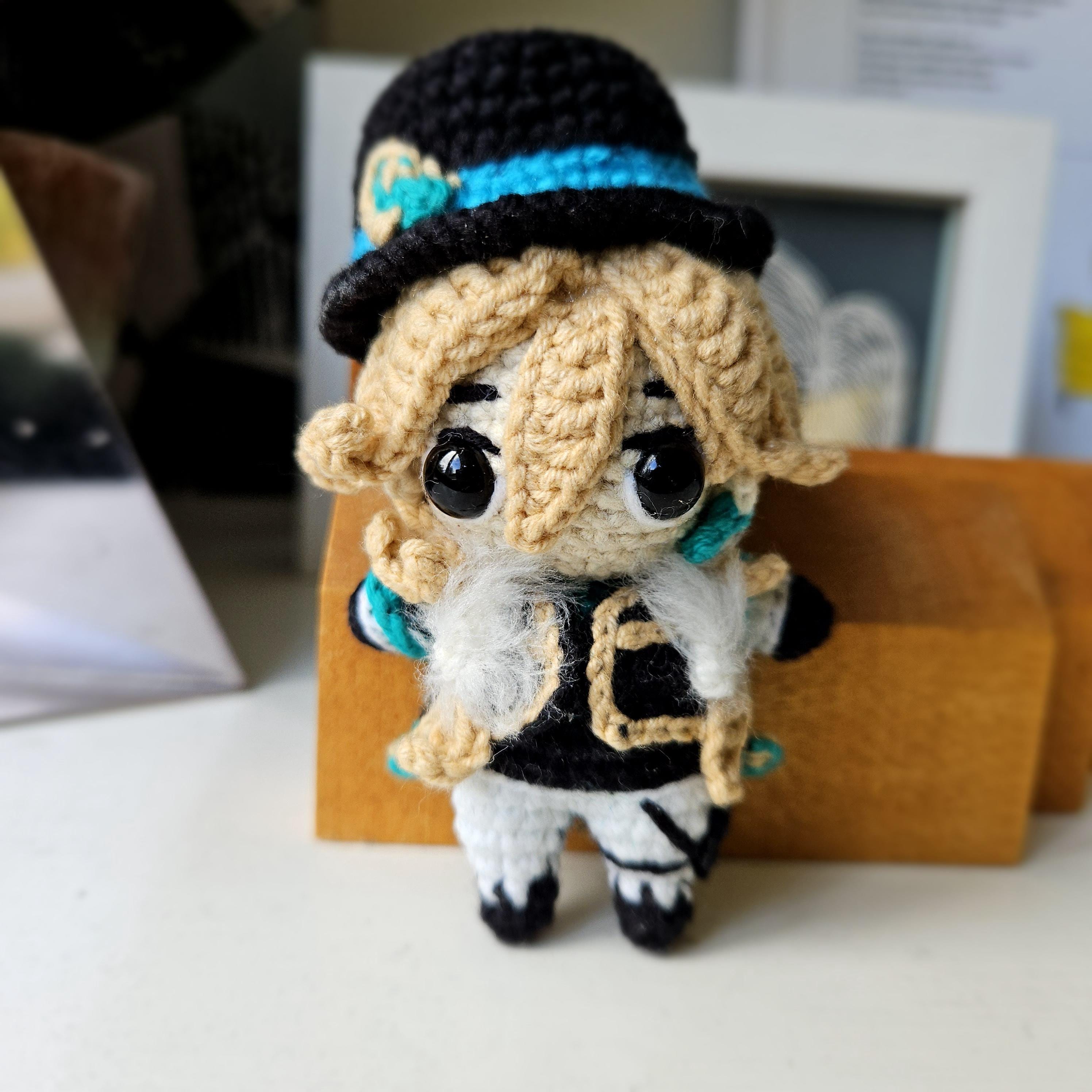 Aventurine HSR Inspired Tiny Crochet Doll Honkai Star Rail - Etsy