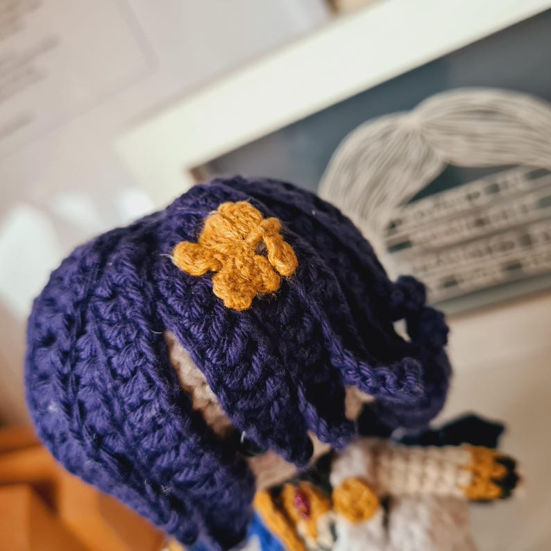 Crochet PDF Pattern: Dr. Ratio HSR Chibi Amigurumi Honkai - Etsy