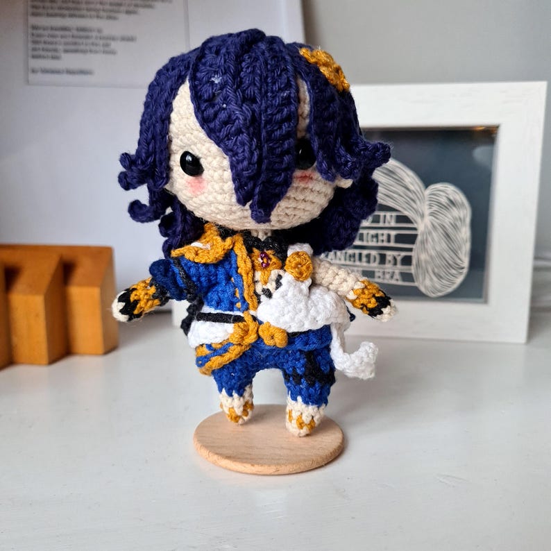 Crochet PDF Pattern: Dr. Ratio HSR Chibi Amigurumi Honkai - Etsy