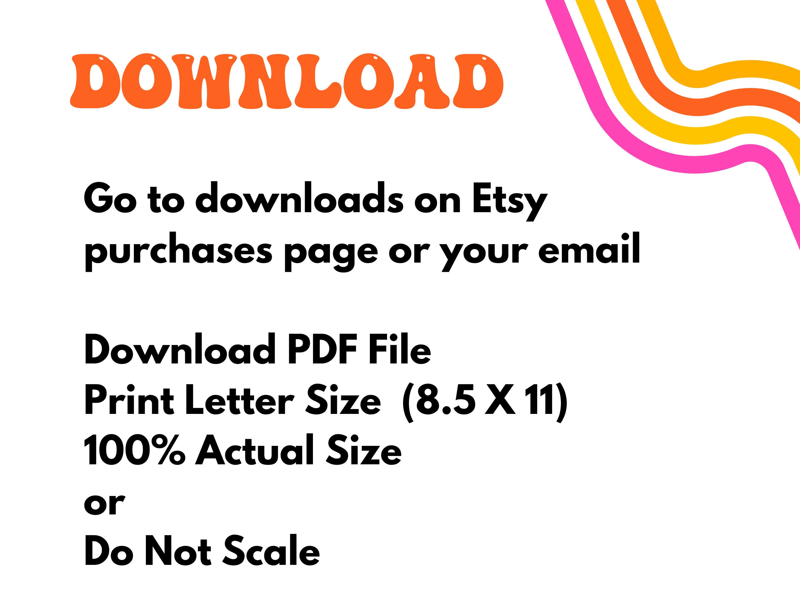 Groovy Daily Planner Printable Retro Planner Daily Schedule Digital to ...