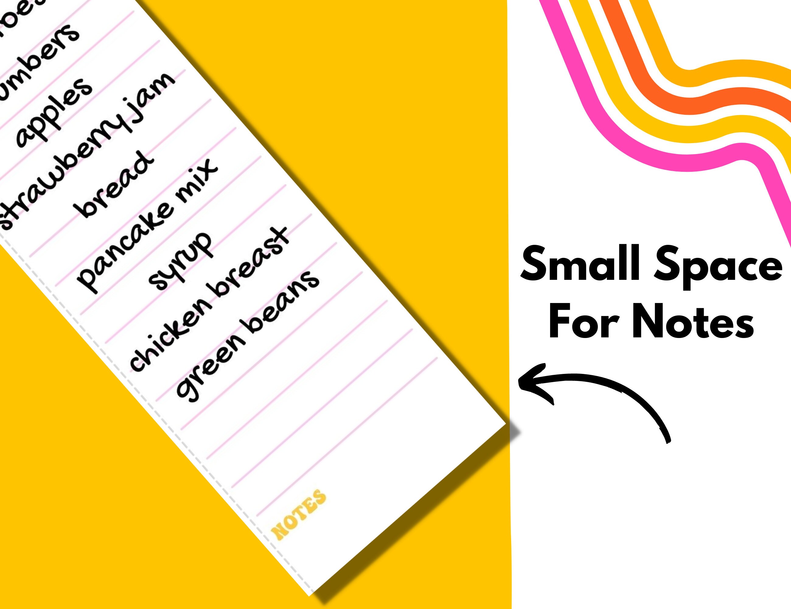 Groovy Meal Planner + Grocery List Printable | Retro Planner | Weekly ...