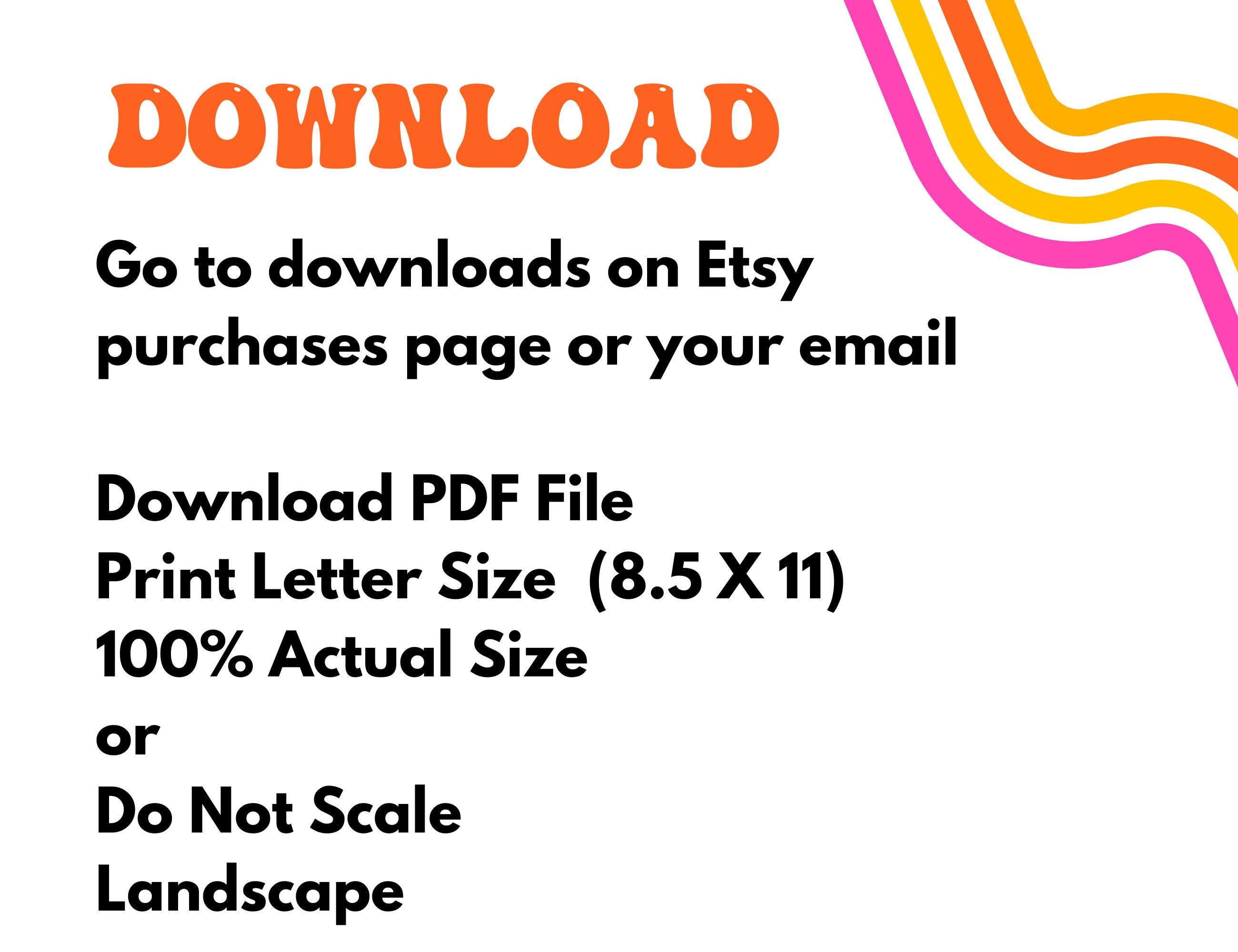 Groovy Meal Planner Grocery List Printable Retro Planner Weekly Meal ...