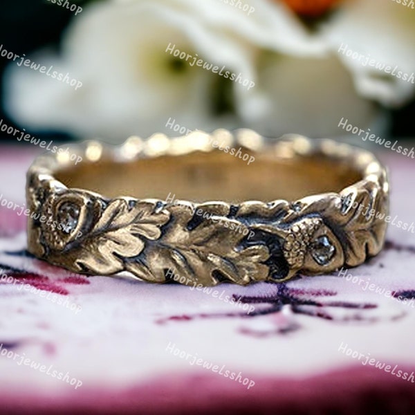 Oak Leaf Ring - Etsy