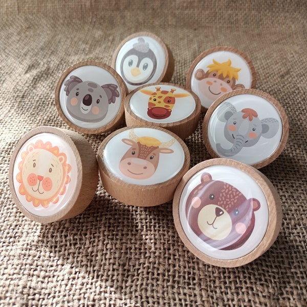 Wood Drawer Knobs - Etsy