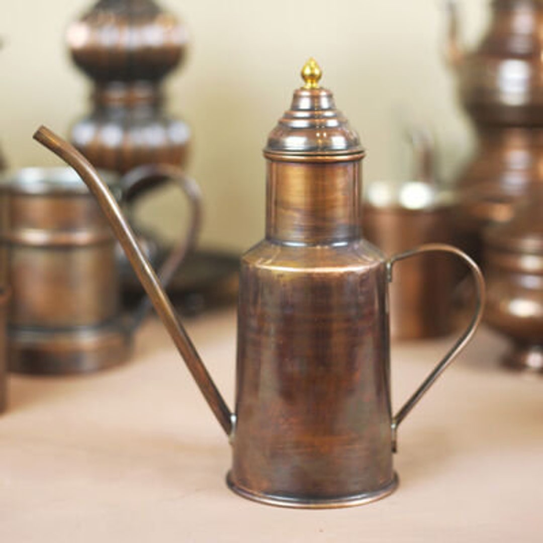 Copper Oil Bottle, Copper Oil Cruet, Handmade Copper - Etsy